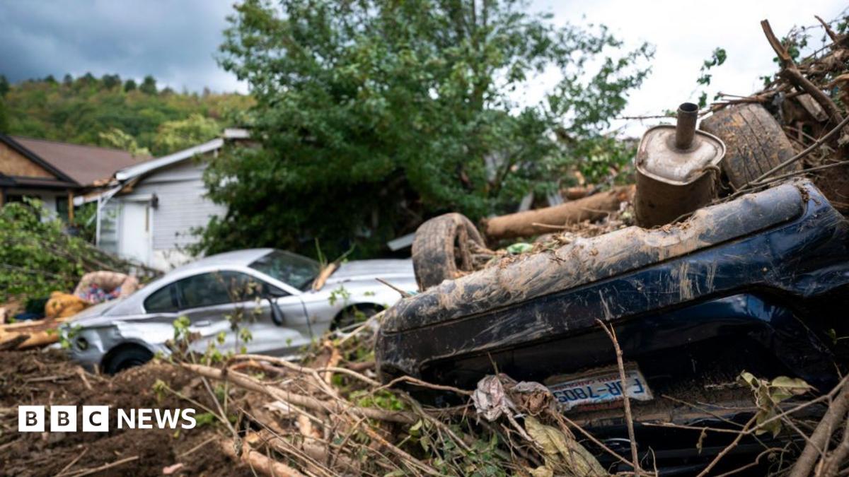 Hundreds missing as Helene death toll rises to 135 - BBC News