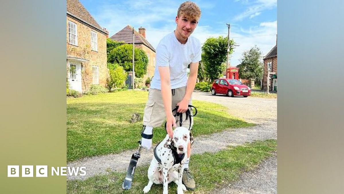Teenager with Paralympic dream raising money for prosthetic leg - BBC News