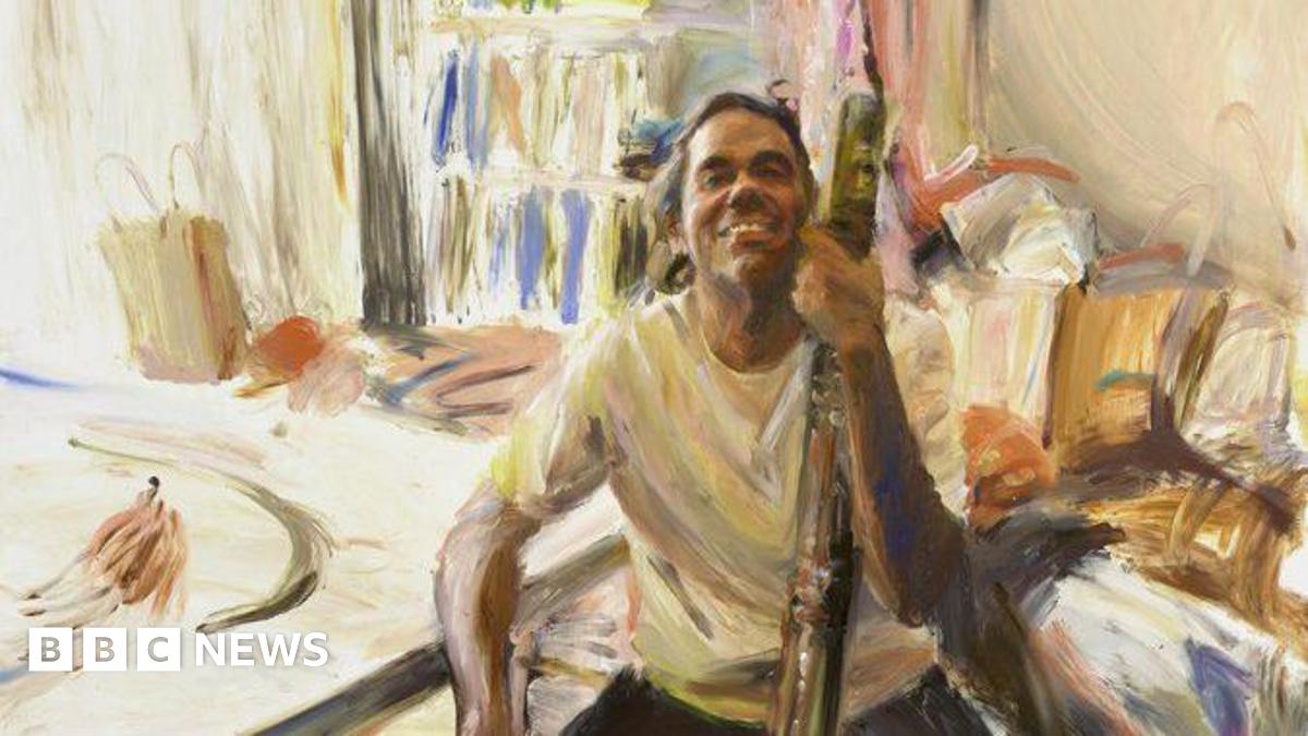 Australia: Finger painting by artist with nerve injury wins art award ...