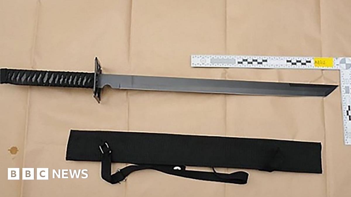 Devon and Cornwall Police urge ninja sword surrender before ban - BBC News
