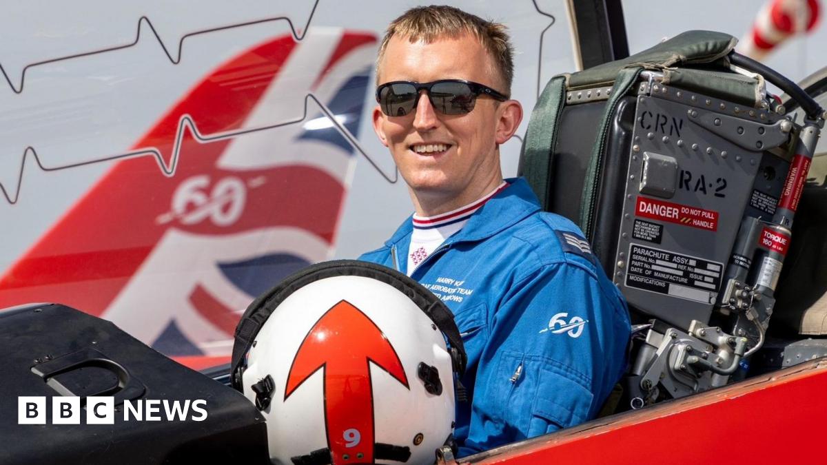 Hessle engineer's 'incredible' year with the Red Arrows - BBC News