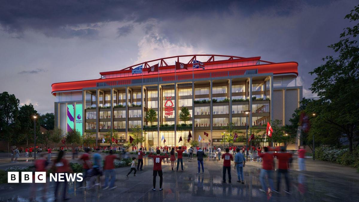 Nottingham Forest lodge plans to take ground capacity over 50,000 - BBC ...