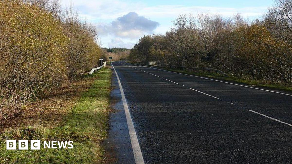 Van driver dies in crash with lorry on A75 at Shennanton Bridge - BBC News