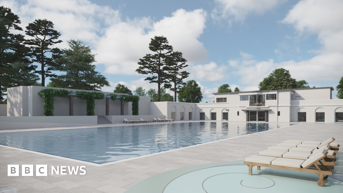 Major £8m upgrade plans unveiled for Droitwich's historic lido - BBC News