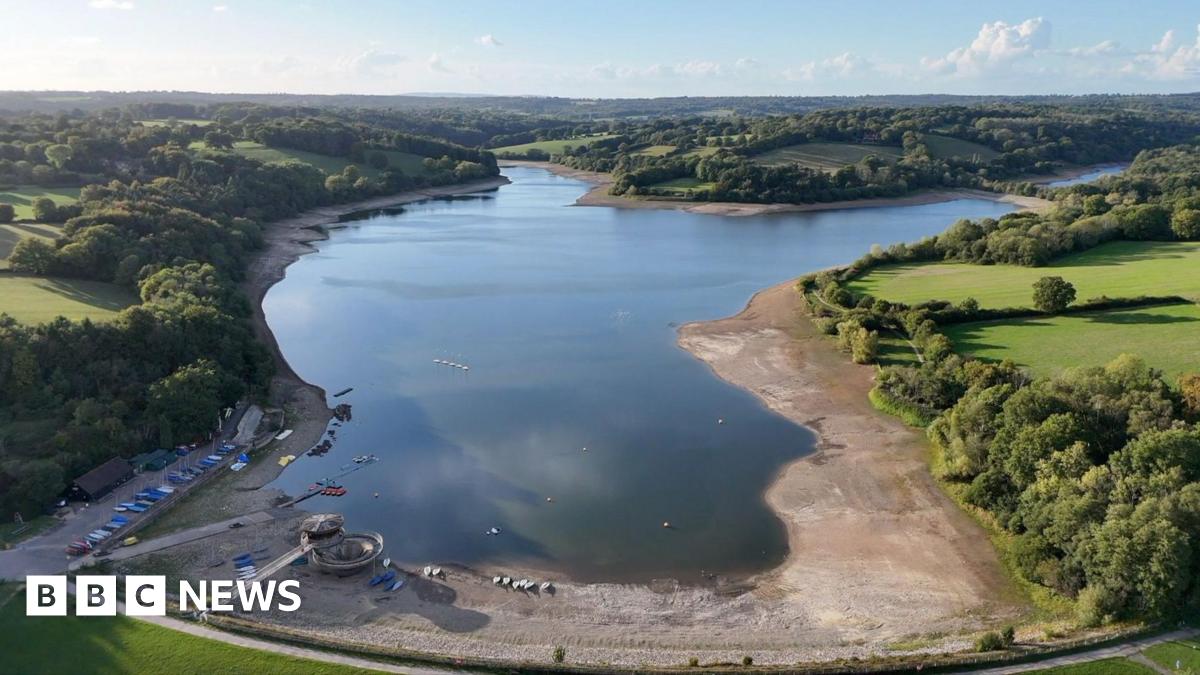 Drought declared in Sussex due to declining reservoir levels - BBC News