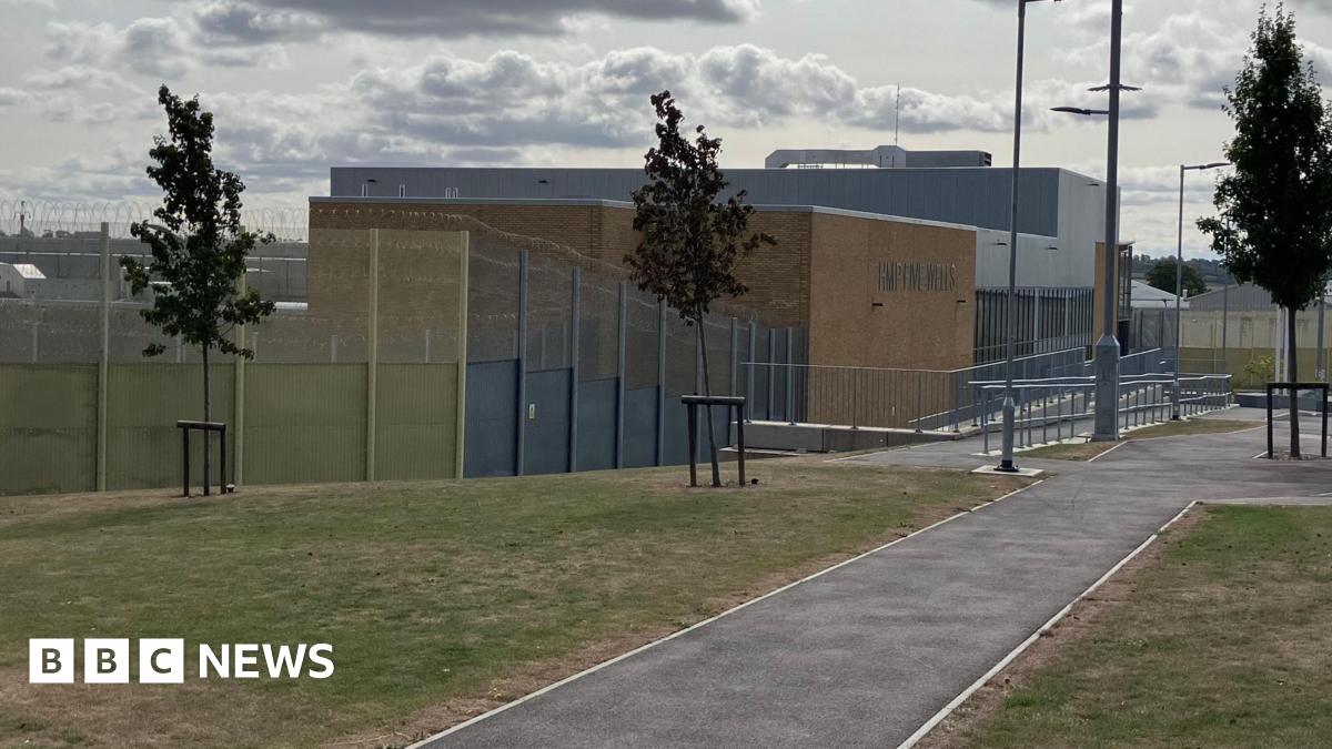 Arrests made after items thrown over walls of HMP Five Wells - BBC News