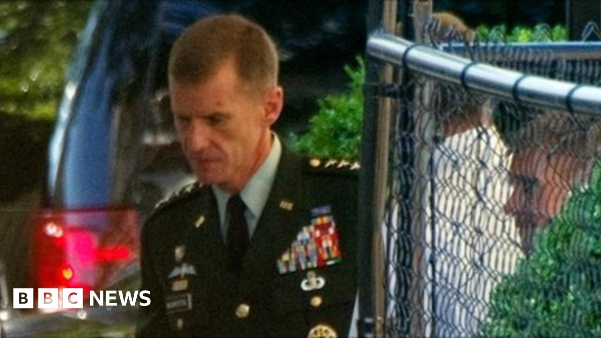 US Afghan commander Stanley McChrystal fired by Obama - BBC News