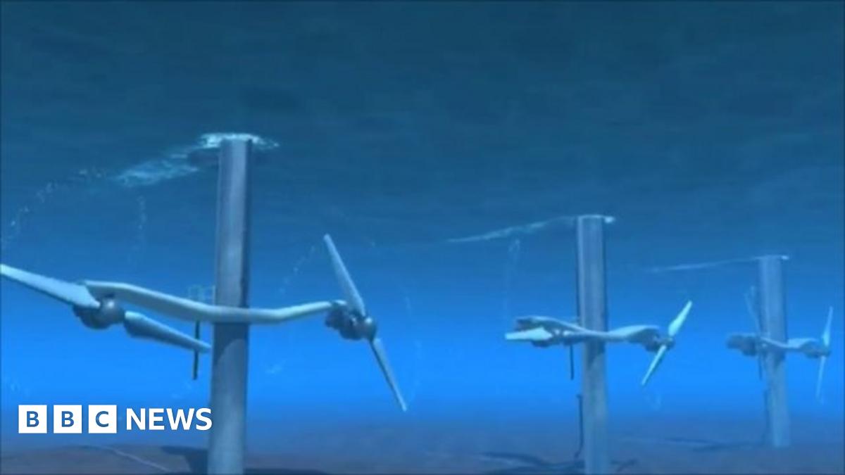 £70m tidal power scheme off Anglesey wins approval - BBC News