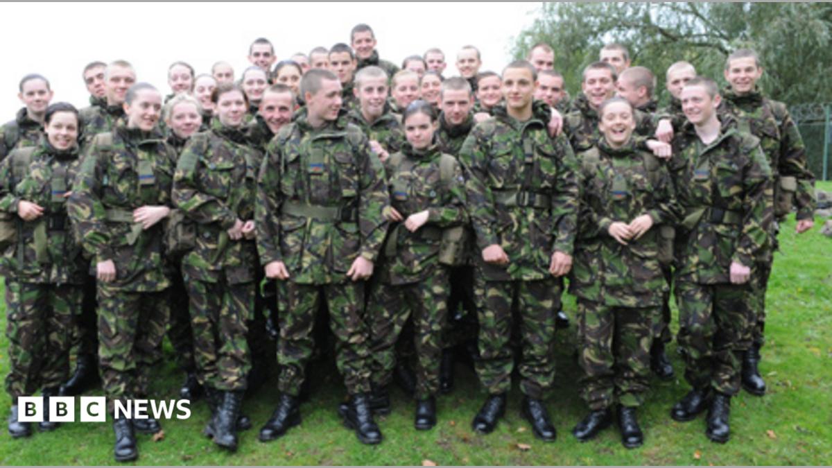 Behind the scenes at army college - BBC News
