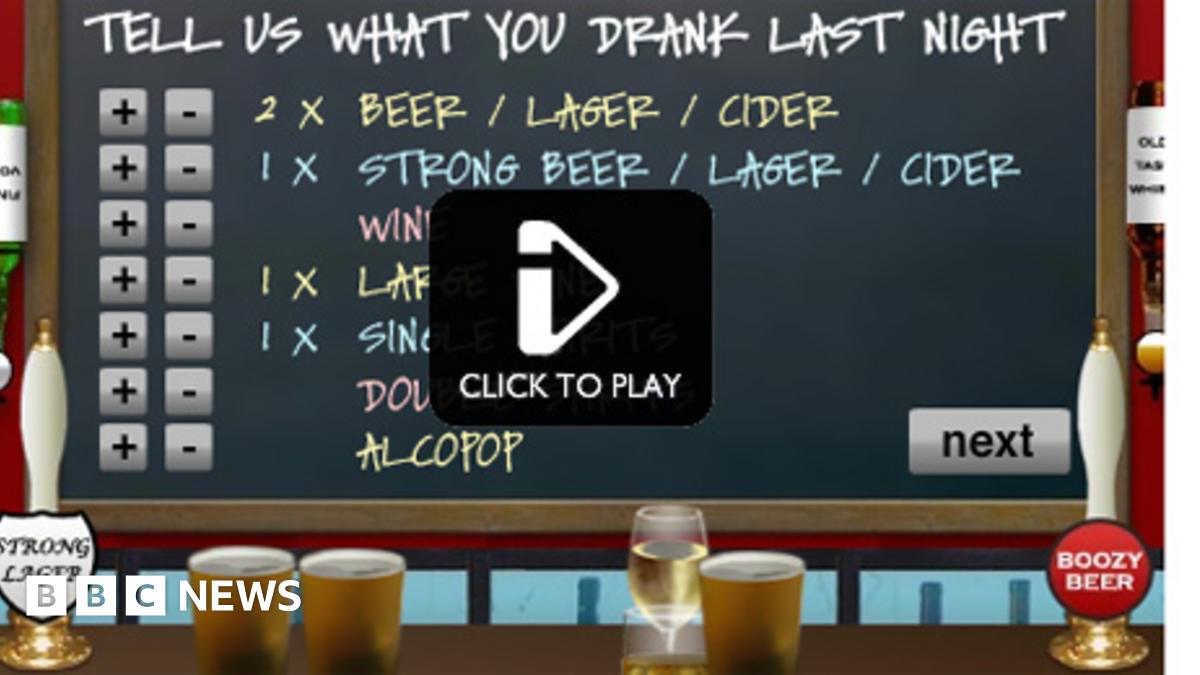 Newsbeat's 'booze calculator' - BBC News