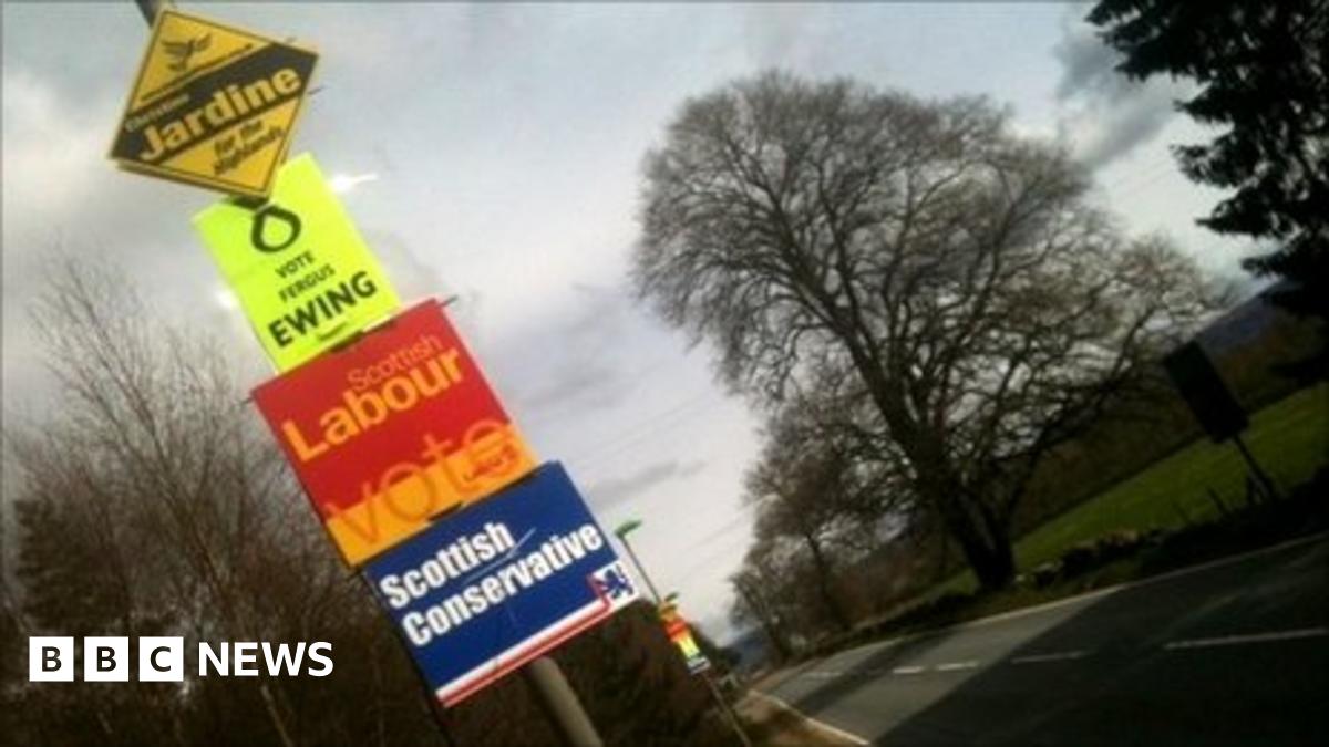 Scottish election: Public casts vote on party posters - BBC News