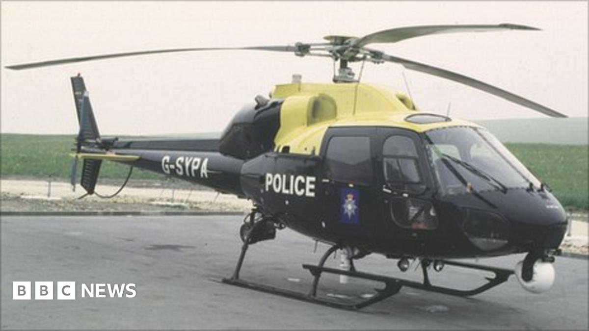 South Yorkshire Police helicopter takes to Twitter - BBC News