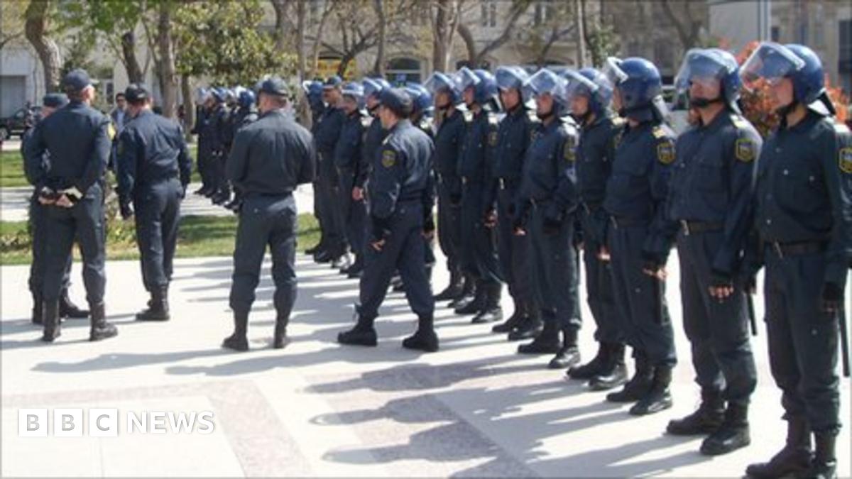 Azerbaijan cracks down hard on protests - BBC News