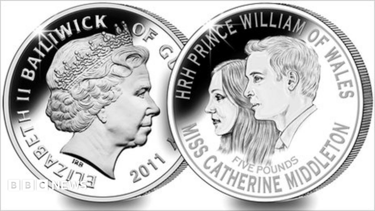 Royal wedding to be commemorated with Guernsey £5 coin - BBC News