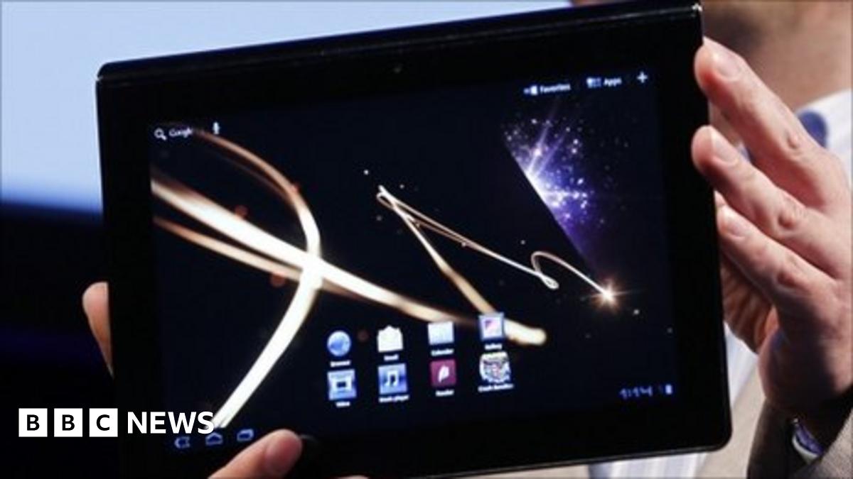 Sony takes on Apple as it unveils its first tablet PC - BBC News