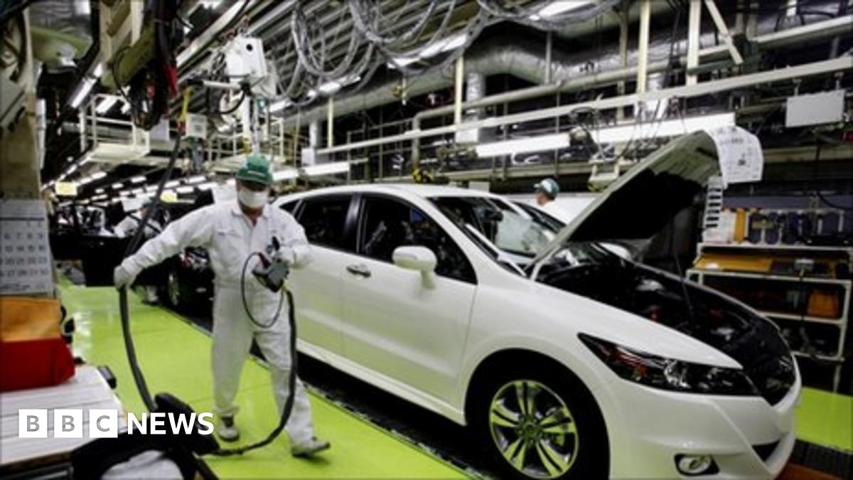 Japan's factory production shows first sign of recovery - BBC News