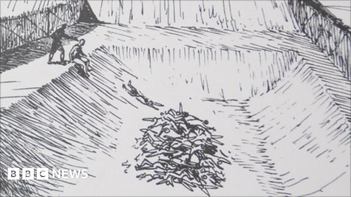 Holocaust survivor preserves Treblinka in art - BBC News