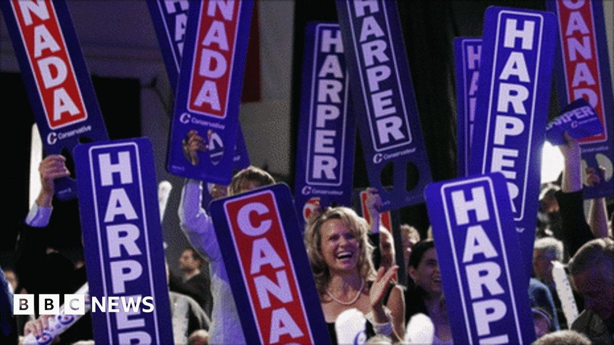 Stephen Harper's Conservatives win Canadian election - BBC News