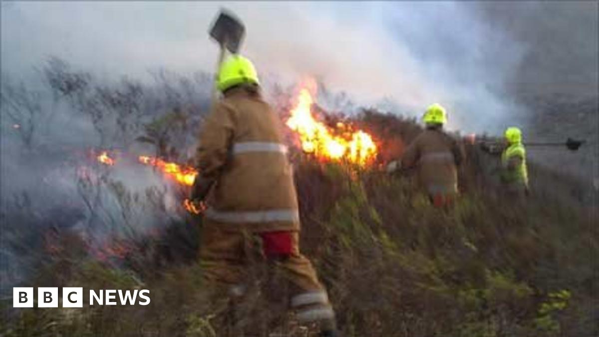 Severe risk of wild fires in Highlands remains - BBC News