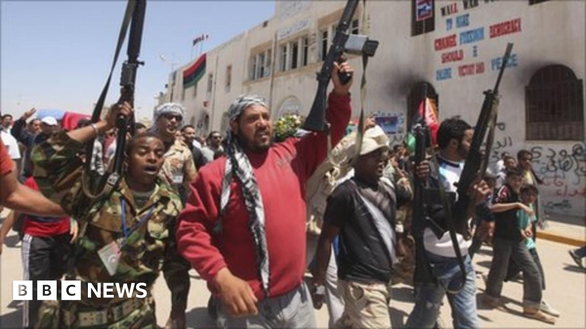 The festive gunfire of Benghazi - BBC News