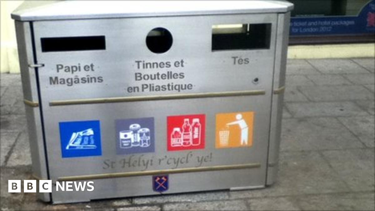 McDonald's only recycle bin sponsor in St Helier - BBC News