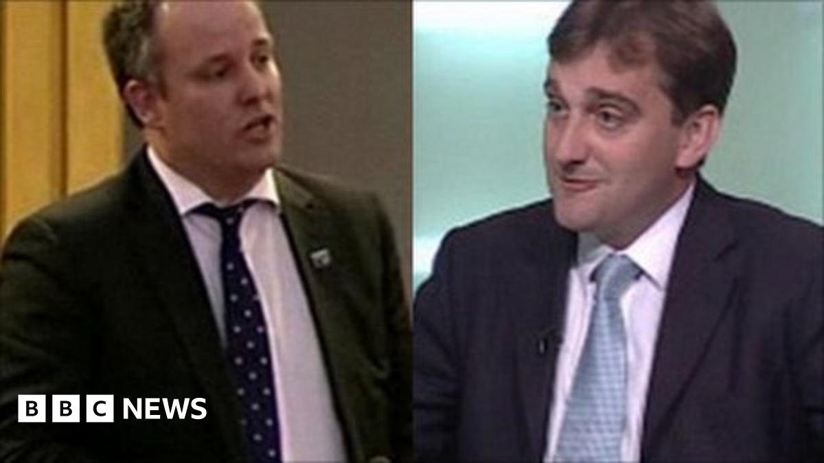 Welsh Tory assembly leadership hopefuls go head-to-head - BBC News