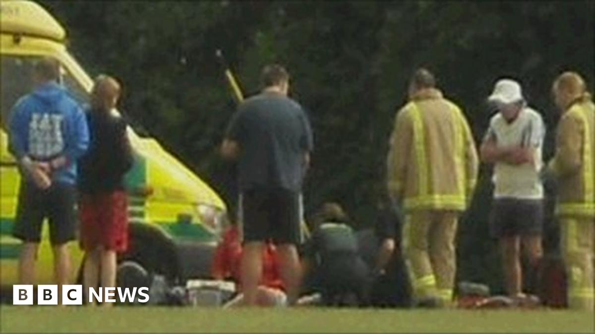 Kent boy impaled on javelin at Ashford secondary school - BBC News