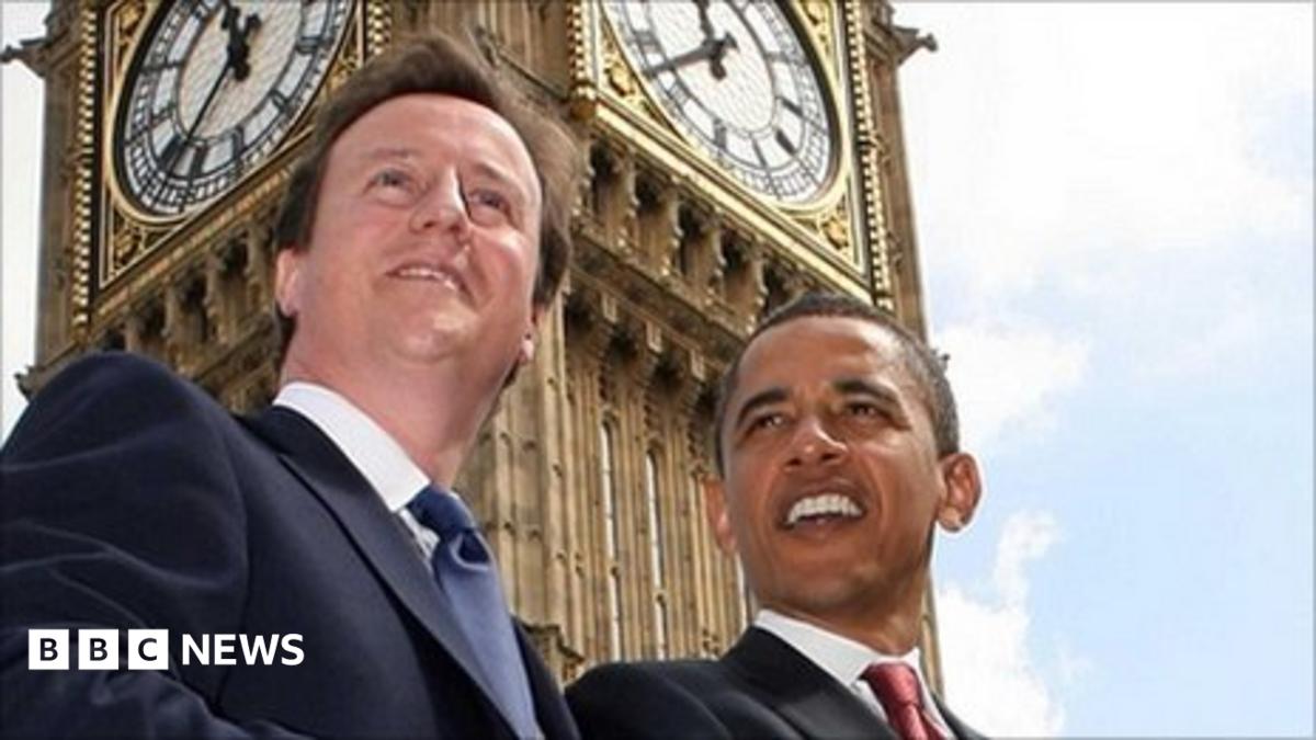 Burgers and burning issues on Obama's UK visit - BBC News