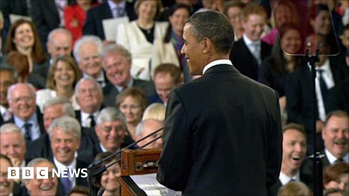 President Obama: Now is time for US and West to lead - BBC News