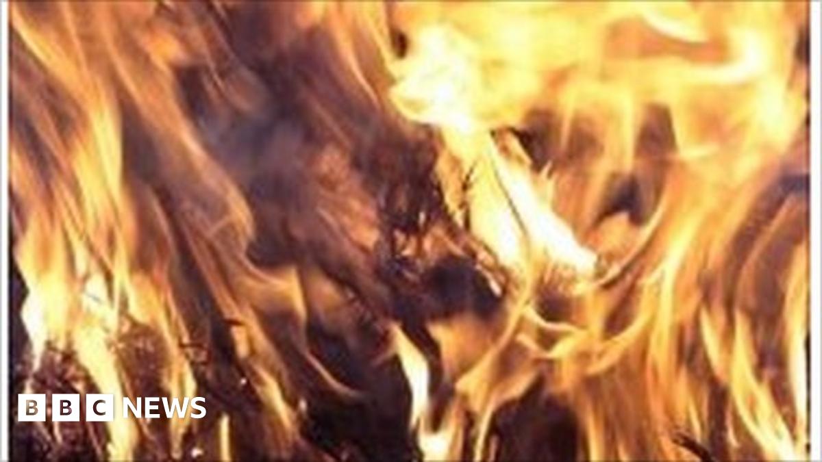 Out-of-control bonfires prompt fire service warning - BBC News