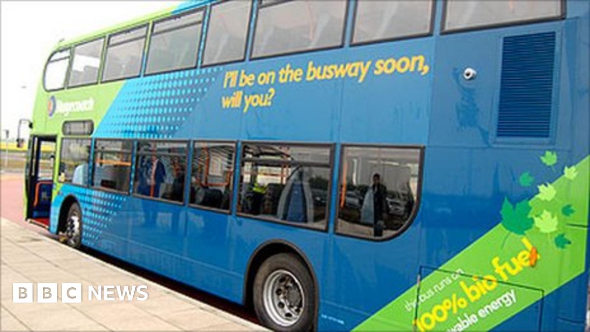 Cambridgeshire guided busway opens to passengers - BBC News