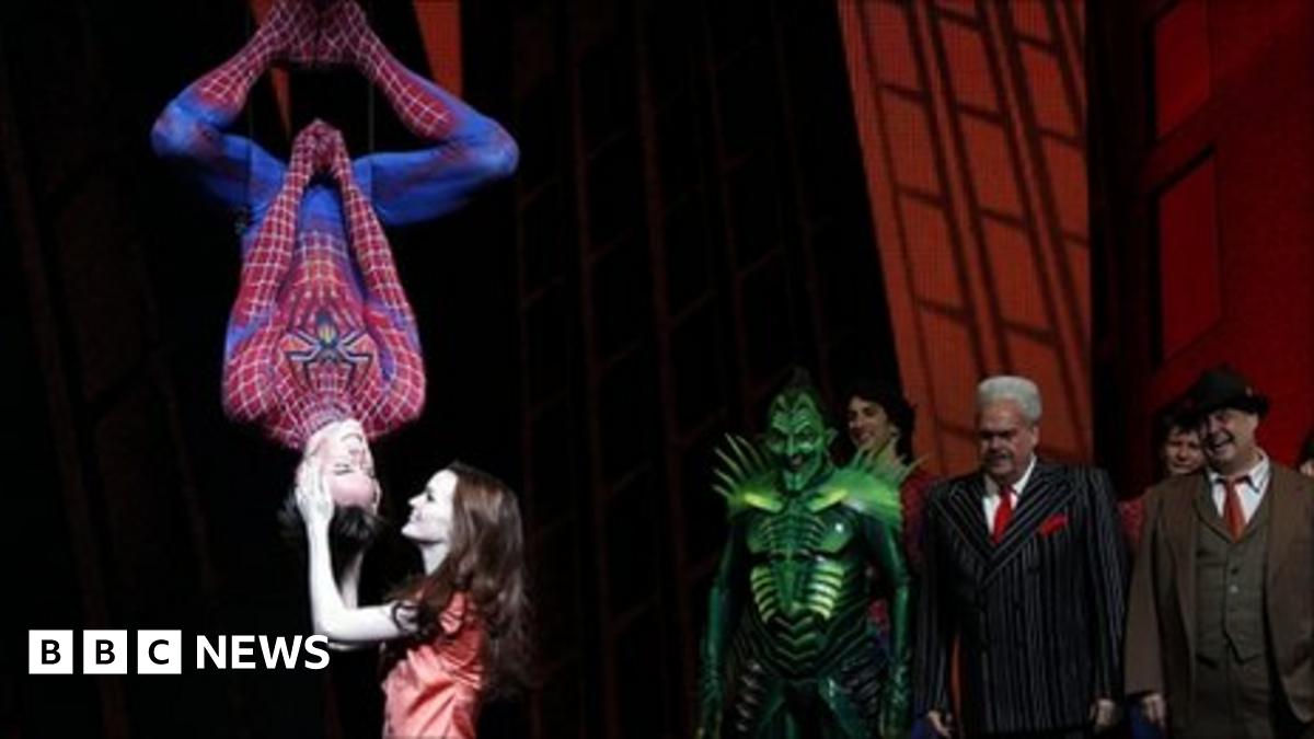 Spider-Man: Turn Off The Dark musical finally opens - BBC News