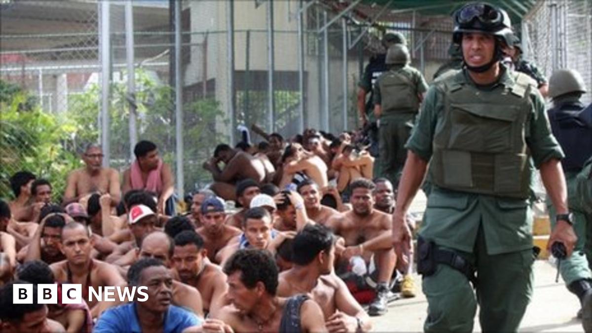 Venezuelan prison stand-off ends after 27 days - BBC News