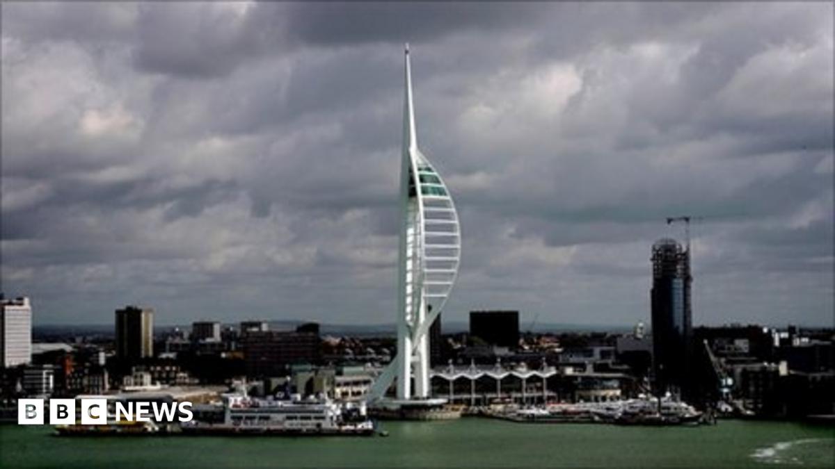 Portsmouth Spinnaker Tower lift to be left in position - BBC News