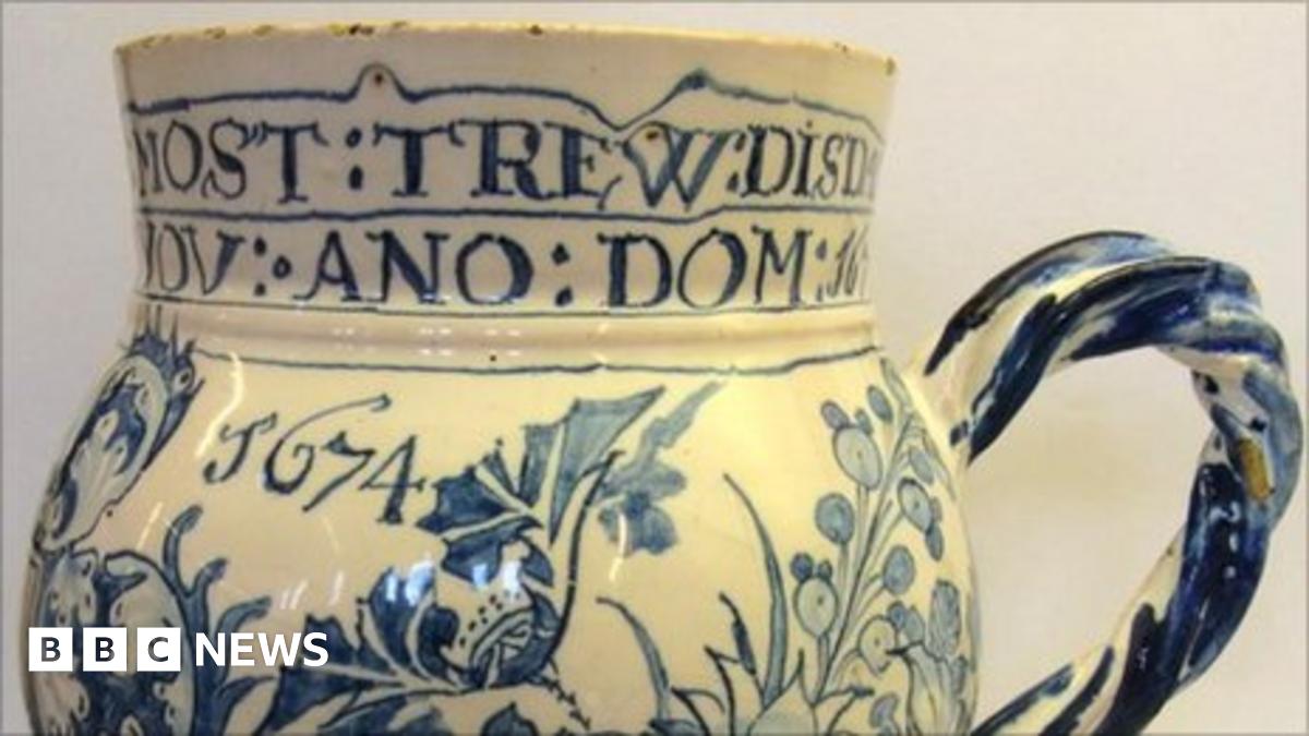 Mug sells for £82,000 at Cheltenham auction - BBC News