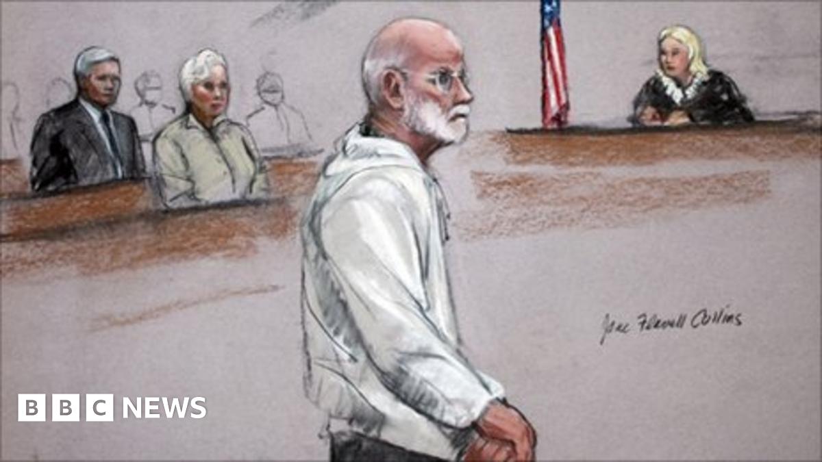 Alleged mobster James "Whitey" Bulger in Boston court - BBC News