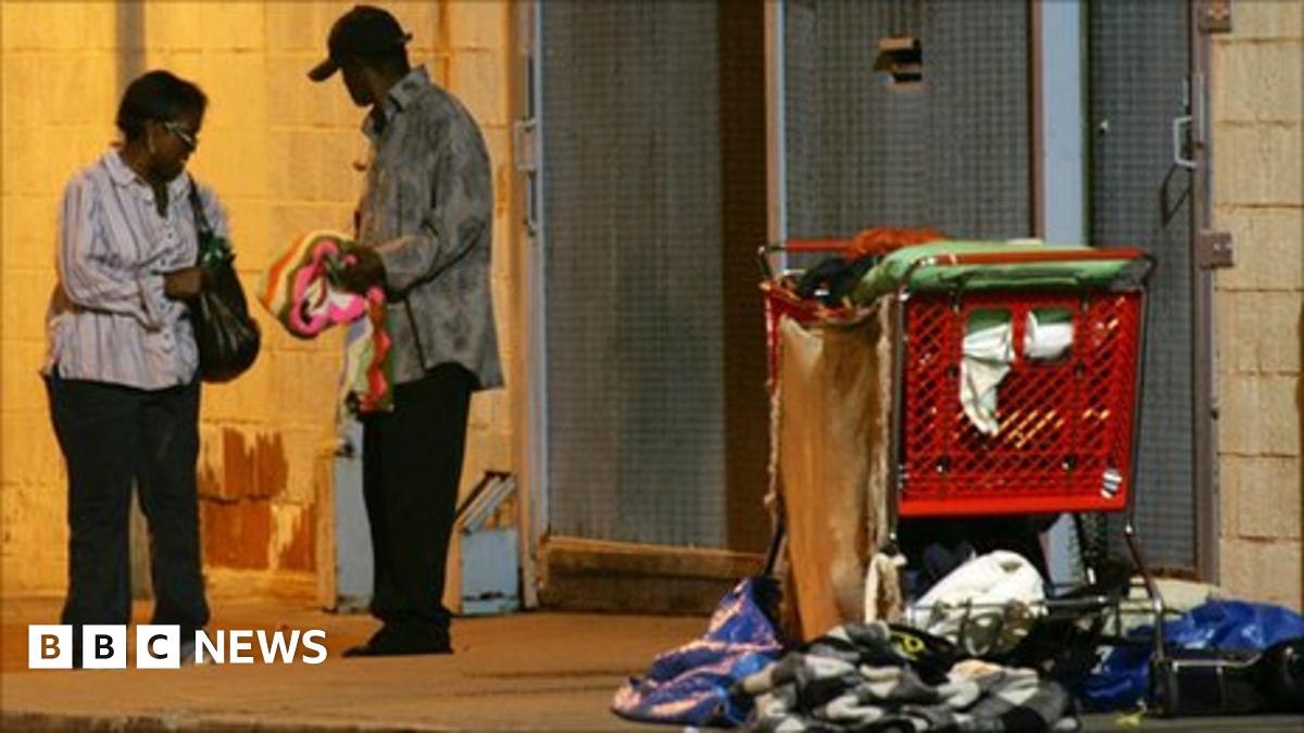 Veterans battle homelessness as they return from war - BBC News