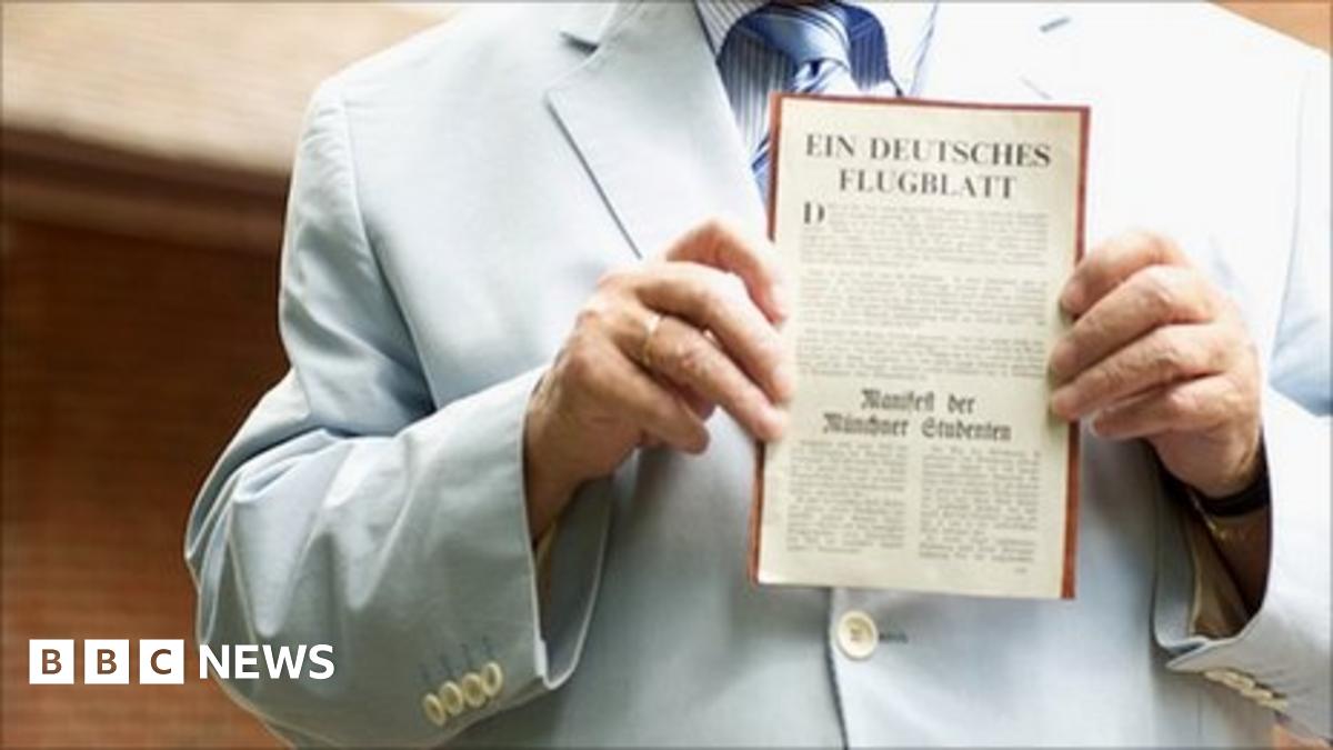 UK Holocaust Centre receives rare anti-Nazi leaflet - BBC News