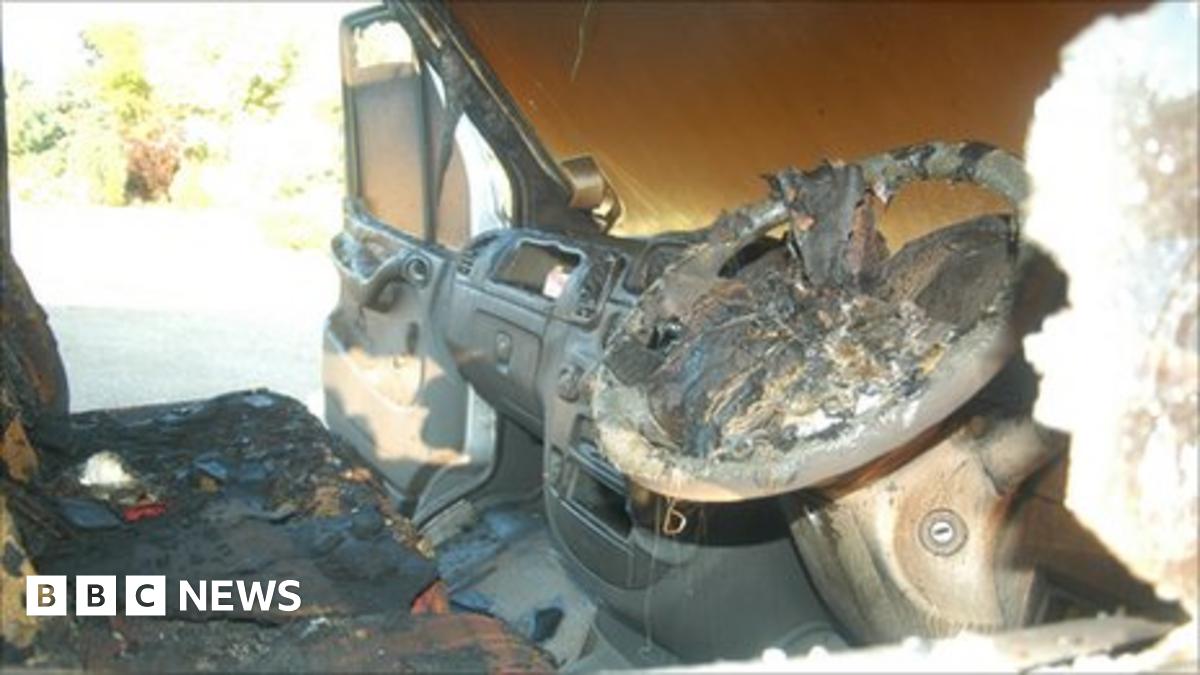 Arson attack at rabbit breeding centre Highgate Farm - BBC News