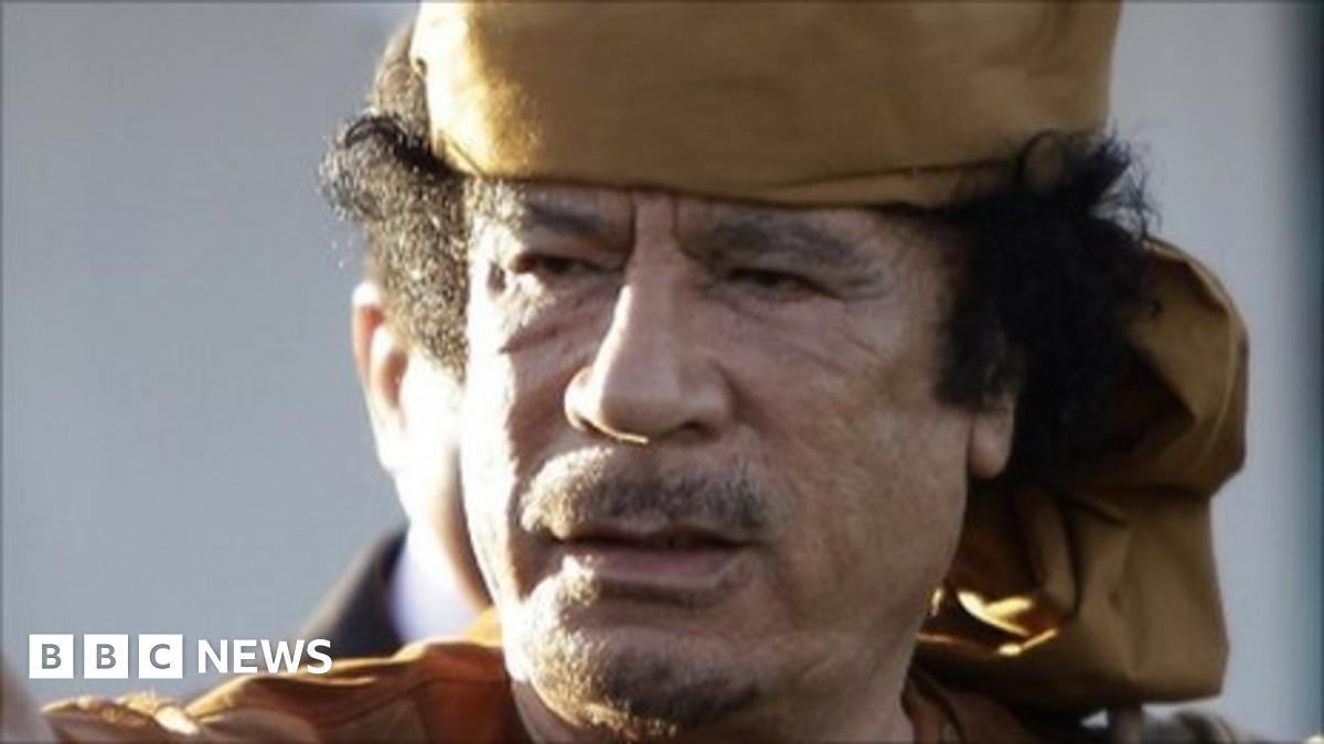 Gaddafi Removal Not Being Discussed Tripoli Bbc News