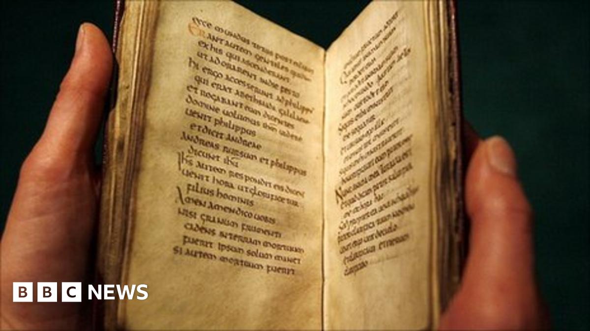 Campaign to save £9m Gospel of St Cuthbert - BBC News