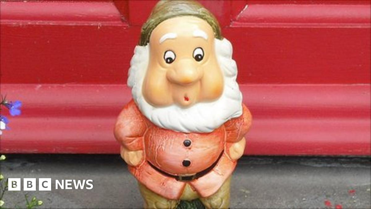 Borrowash and Draycott's mystery gnome invasion uncovered - BBC News