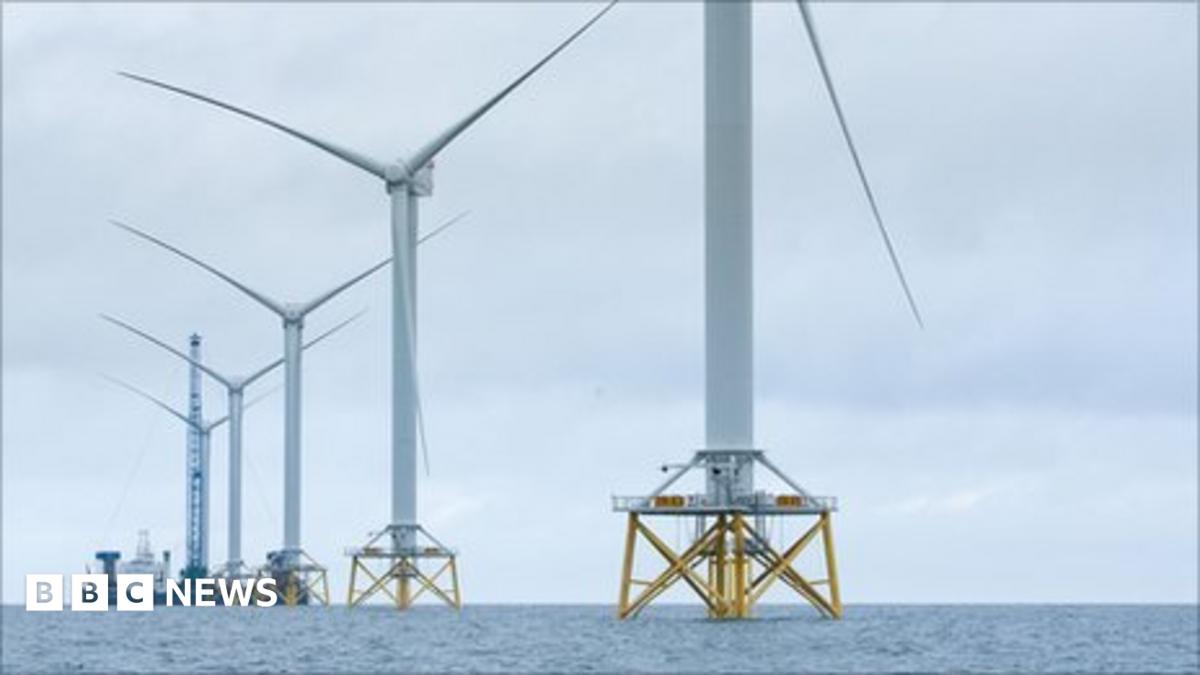 Work on Ormonde Wind Farm off Barrow completed - BBC News