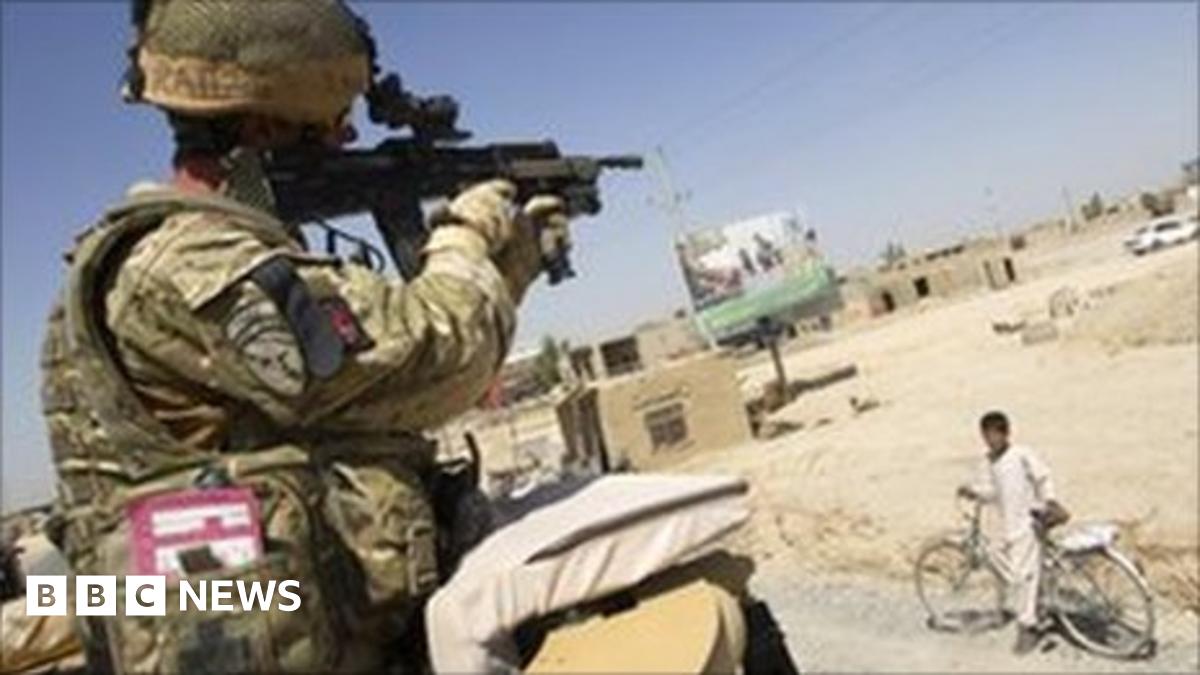 Soldier allegedly cut fingers off dead Taliban - BBC News