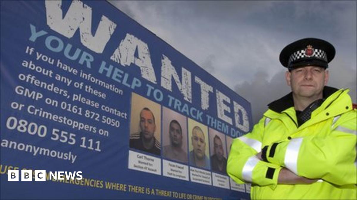 Greater Manchester Police vans show most wanted - BBC News