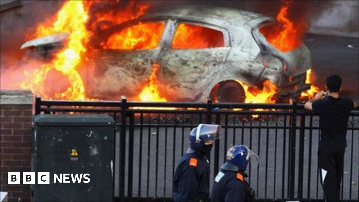 The competing arguments used to explain the riots - BBC News