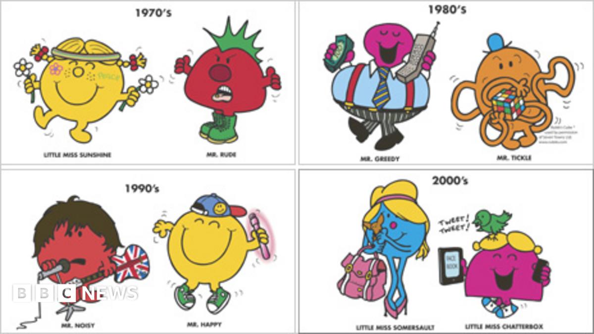 Mr Men characters revamped for 40th anniversary - BBC News