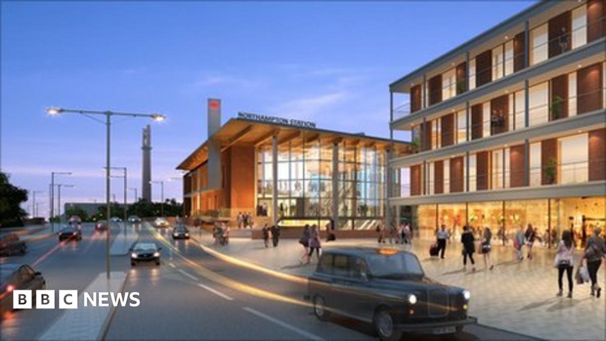Northampton's Castle station plans approved - BBC News