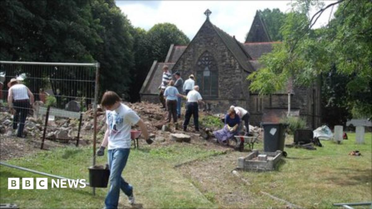 Medieval Wombridge priory excavated - BBC News