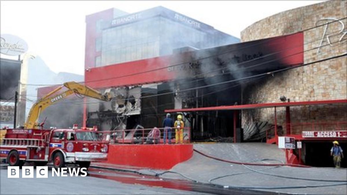 Reward offered over Mexico casino fire - BBC News